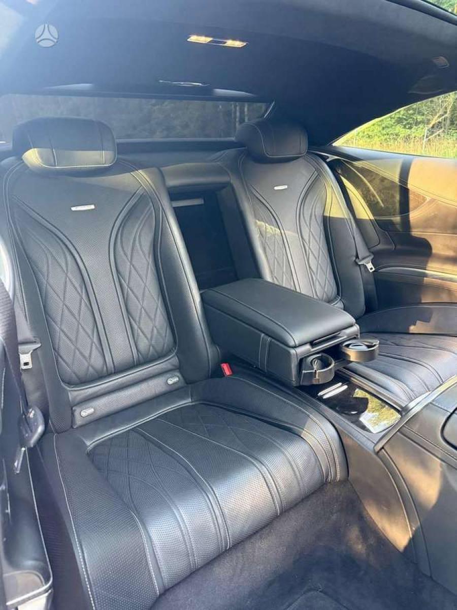 Черный Мерседес S63 AMG 2016 в Укмерге, объемом двигателя 5.46 л и пробегом 155 тыс. км за 49500 €, фото 23 на AUTOMOTO.COM.LV