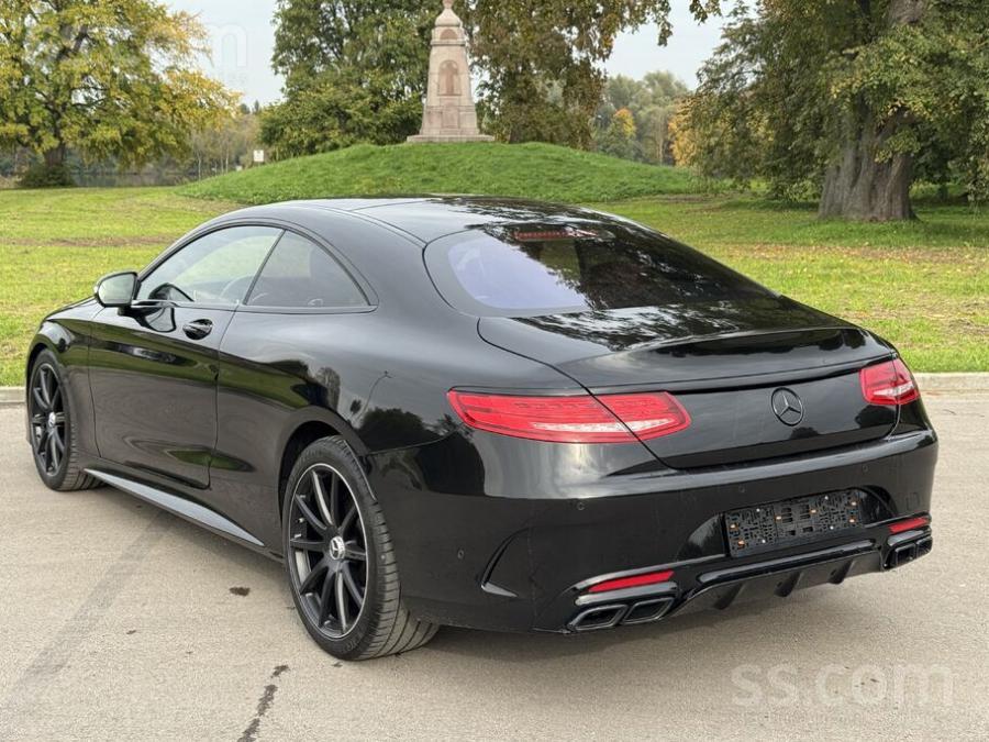 Черный Мерседес S63 AMG 2017 в Рига, объемом двигателя 5.50 л и пробегом 0 тыс. км за 51950 €, фото 4 на AUTOMOTO.COM.LV
