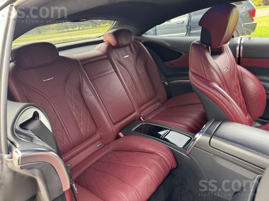 Черный Мерседес S63 AMG 2017 в Рига, объемом двигателя 5.50 л и пробегом 0 тыс. км за 51950 €, фото 12 на AUTOMOTO.COM.LV