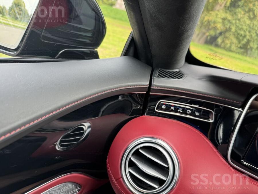 Черный Мерседес S63 AMG 2017 в Рига, объемом двигателя 5.50 л и пробегом 0 тыс. км за 51950 €, фото 16 на AUTOMOTO.COM.LV
