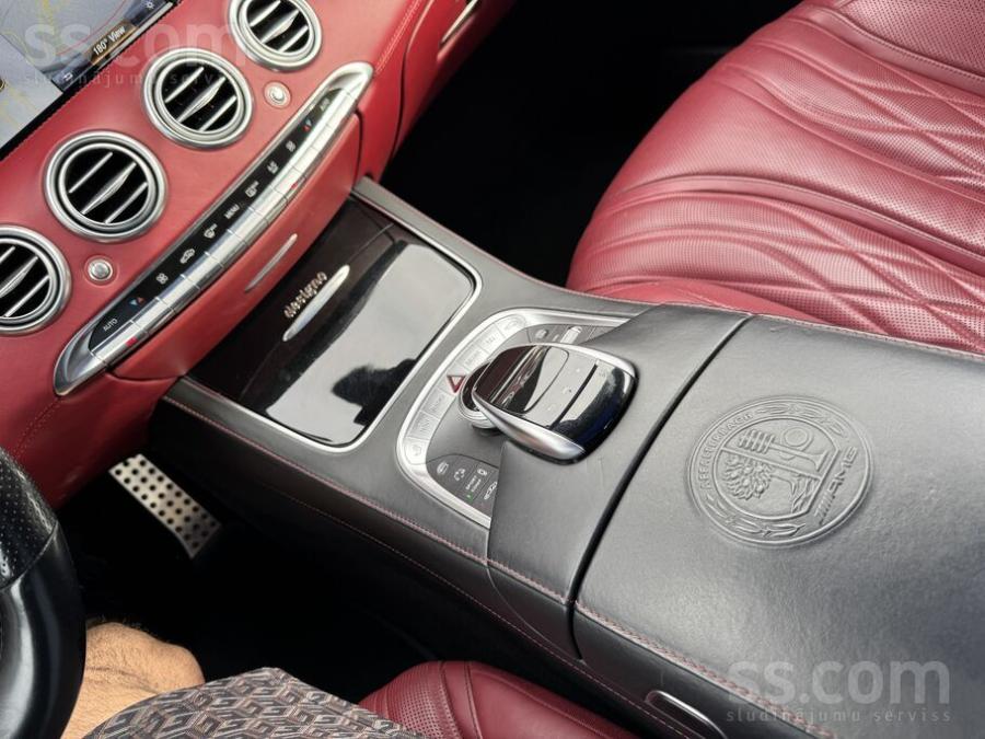 Черный Мерседес S63 AMG 2017 в Рига, объемом двигателя 5.50 л и пробегом 0 тыс. км за 51950 €, фото 18 на AUTOMOTO.COM.LV