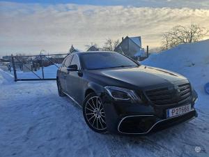 Black Mercedes-Benz S63 AMG 2017 in Panevezys, with an engine capacity of 5.50 L and mileage of 200 thousand km for 28000 €, photo 1 on AUTOMOTO.COM.LV