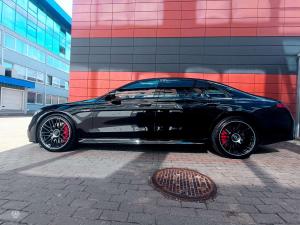 Melns Mercedes-Benz S63 AMG 2023 Viļņa, ar dzinēja tilpumu 3.98 L un nobraukumu 100 tūkst. km par 150000 €, foto 6 vietnē AUTOMOTO.COM.LV