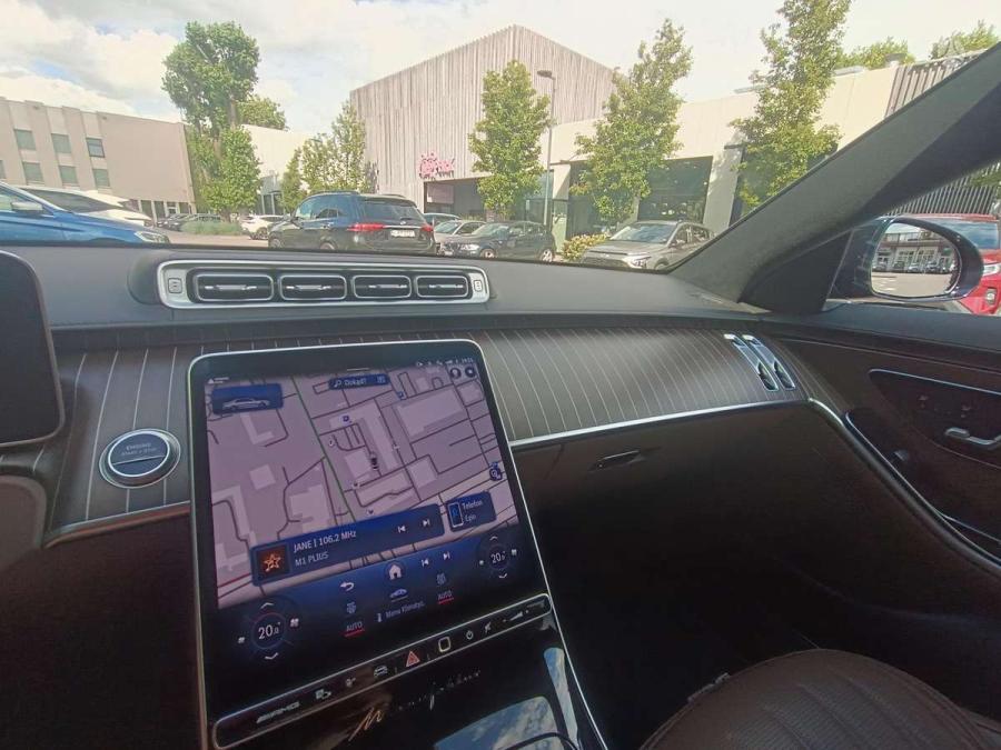Melns Mercedes-Benz S63 AMG 2023 Viļņa, ar dzinēja tilpumu 3.98 L un nobraukumu 100 tūkst. km par 150000 €, foto 21 vietnē AUTOMOTO.COM.LV