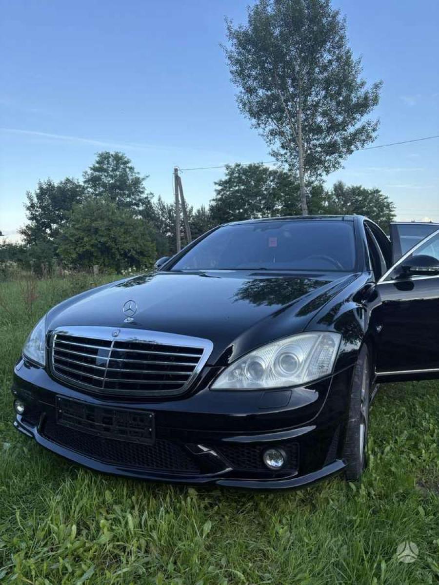Черный Мерседес S63 AMG 2007 в Вильнюс, объемом двигателя 6.20 л и пробегом 164 тыс. км за 23800 €, фото 15 на AUTOMOTO.COM.LV