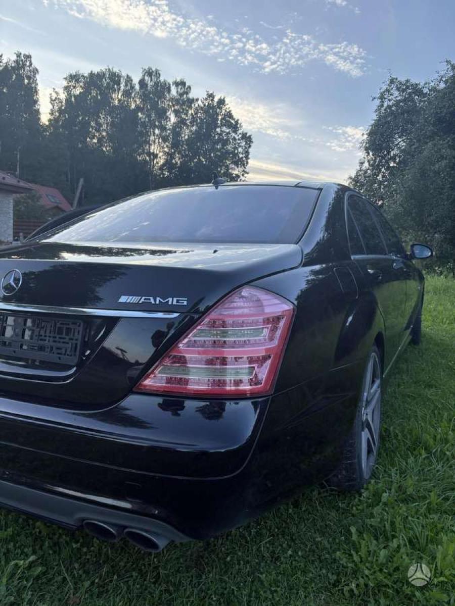 Черный Мерседес S63 AMG 2007 в Вильнюс, объемом двигателя 6.20 л и пробегом 164 тыс. км за 23800 €, фото 19 на AUTOMOTO.COM.LV