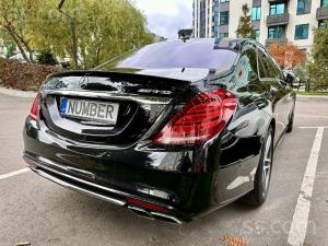 Черный Мерседес S63 AMG 2014 в Рига, объемом двигателя 5.50 л и пробегом 0 тыс. км за 29920 €, фото 3 на AUTOMOTO.COM.LV