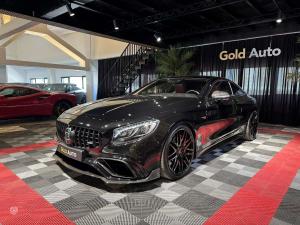 Black Mercedes-Benz S63 AMG 2014 in Vilnius, with an engine capacity of 5.46 L and mileage of 63 thousand km for 75000 €, photo  on AUTOMOTO.COM.LV