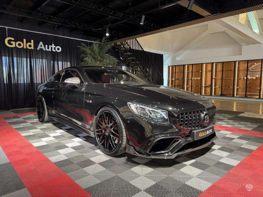 Черный Мерседес S63 AMG 2014 в Вильнюс, объемом двигателя 5.46 л и пробегом 63 тыс. км за 75000 €, фото 3 на AUTOMOTO.COM.LV