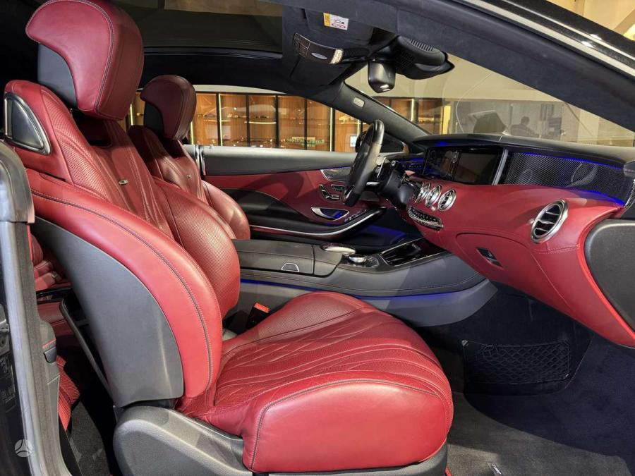 Черный Мерседес S63 AMG 2014 в Вильнюс, объемом двигателя 5.46 л и пробегом 63 тыс. км за 75000 €, фото 9 на AUTOMOTO.COM.LV