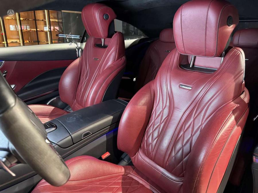 Черный Мерседес S63 AMG 2014 в Вильнюс, объемом двигателя 5.46 л и пробегом 63 тыс. км за 75000 €, фото 10 на AUTOMOTO.COM.LV