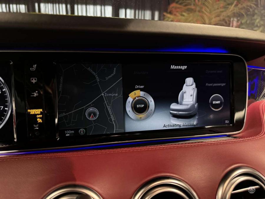 Черный Мерседес S63 AMG 2014 в Вильнюс, объемом двигателя 5.46 л и пробегом 63 тыс. км за 75000 €, фото 29 на AUTOMOTO.COM.LV