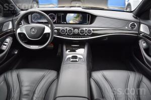 Черный Мерседес S63 AMG 2015 в Рига, объемом двигателя 5.50 л и пробегом 89 тыс. км за 54900 €, фото 5 на AUTOMOTO.COM.LV