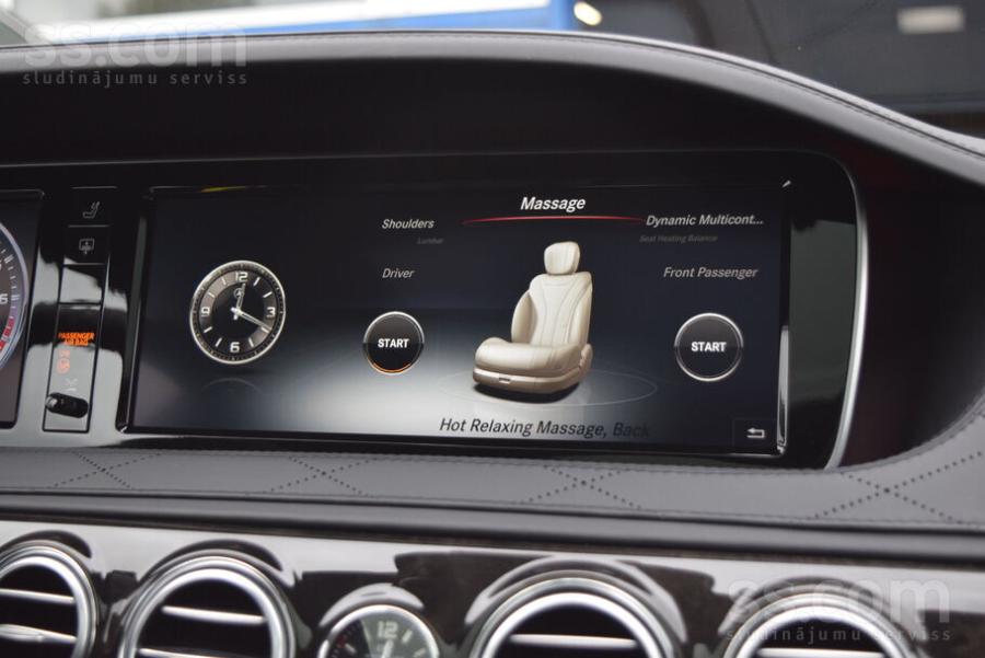 Черный Мерседес S63 AMG 2015 в Рига, объемом двигателя 5.50 л и пробегом 89 тыс. км за 54900 €, фото 8 на AUTOMOTO.COM.LV