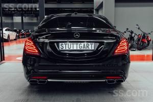 Melns Mercedes-Benz S63 AMG 2015 Rīga, ar dzinēja tilpumu 5.50 L un nobraukumu 110 tūkst. km par 55000 €, foto 6 vietnē AUTOMOTO.COM.LV