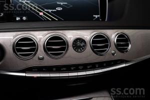 Melns Mercedes-Benz S63 AMG 2015 Rīga, ar dzinēja tilpumu 5.50 L un nobraukumu 110 tūkst. km par 55000 €, foto 29 vietnē AUTOMOTO.COM.LV