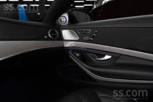 Melns Mercedes-Benz S63 AMG 2015 Rīga, ar dzinēja tilpumu 5.50 L un nobraukumu 110 tūkst. km par 55000 €, foto 33 vietnē AUTOMOTO.COM.LV