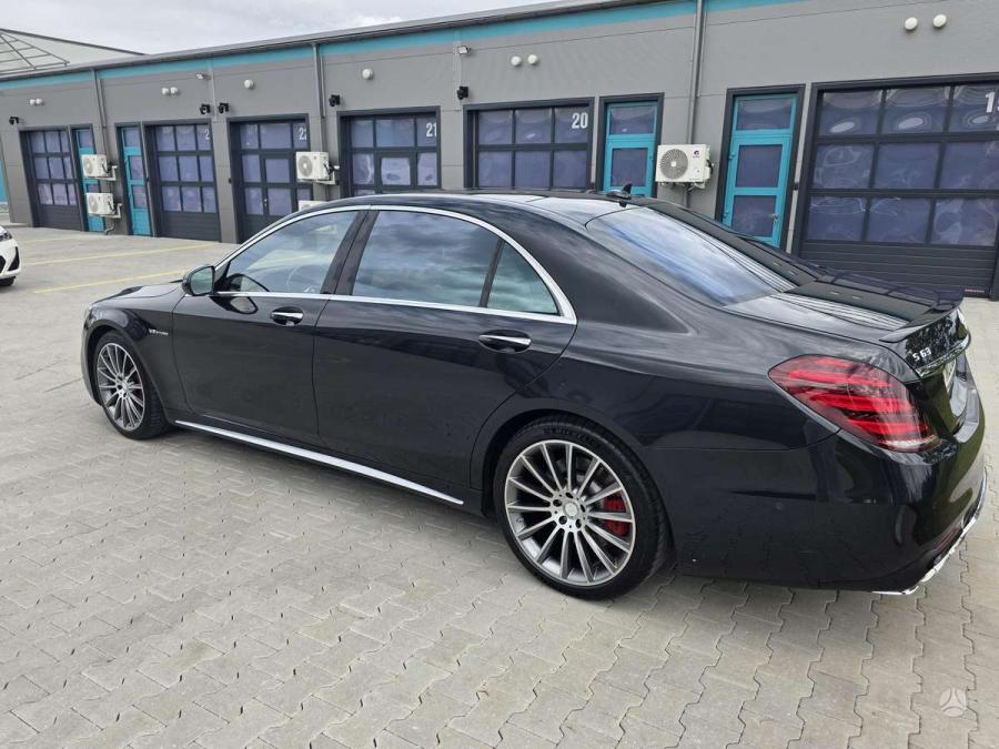 Черный Мерседес S63 AMG 2015 в Каунас, объемом двигателя 5.50 л и пробегом 144 тыс. км за 41000 €, фото 7 на AUTOMOTO.COM.LV