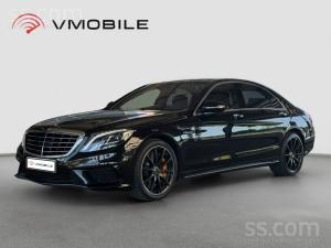 Black Mercedes-Benz S63 AMG 2015 in Riga, with an engine capacity of 5.50 L and mileage of 110 thousand km for 46900 €, photo  on AUTOMOTO.COM.LV