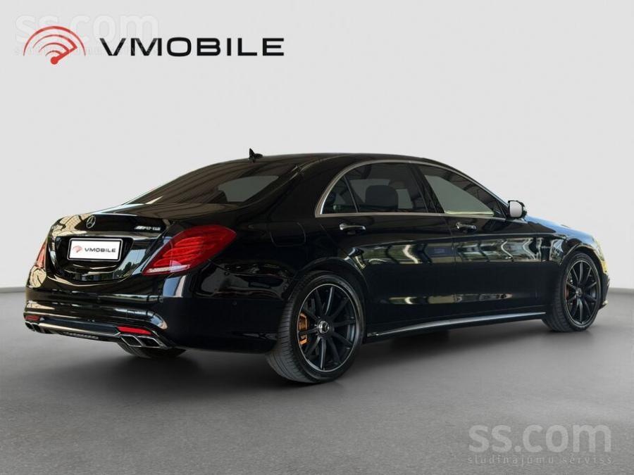 Черный Мерседес S63 AMG 2015 в Рига, объемом двигателя 5.50 л и пробегом 110 тыс. км за 46900 €, фото 3 на AUTOMOTO.COM.LV