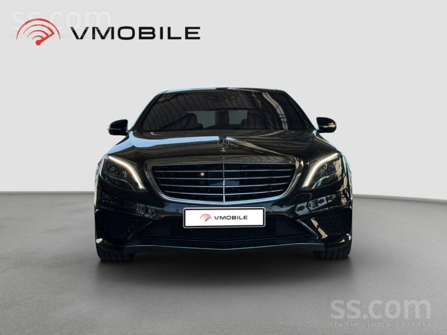 Черный Мерседес S63 AMG 2015 в Рига, объемом двигателя 5.50 л и пробегом 110 тыс. км за 46900 €, фото 4 на AUTOMOTO.COM.LV