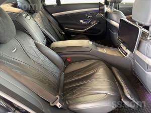 Черный Мерседес S63 AMG 2015 в Рига, объемом двигателя 5.50 л и пробегом 110 тыс. км за 46900 €, фото 14 на AUTOMOTO.COM.LV