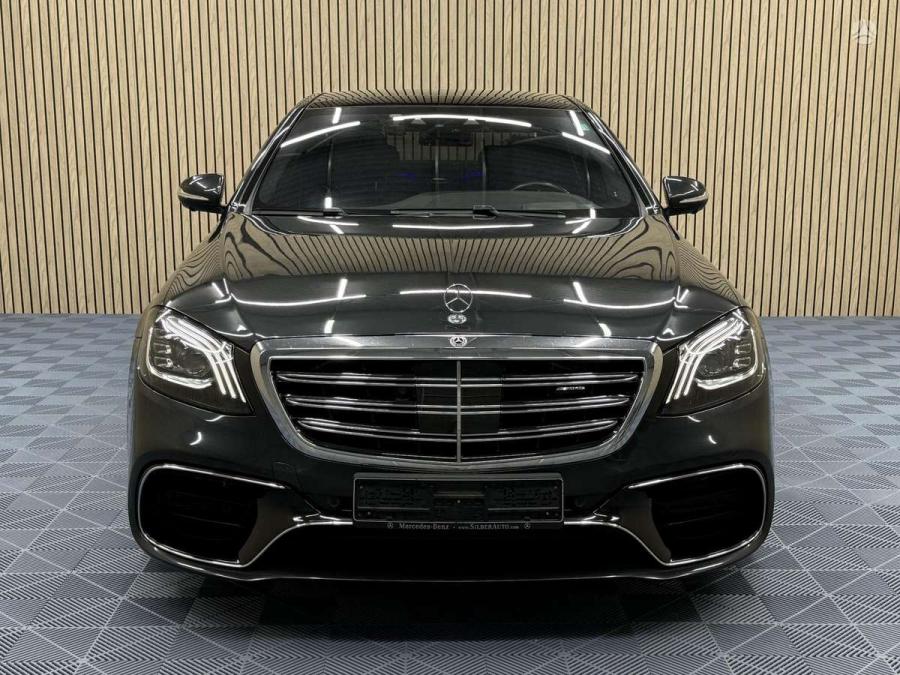Черный Мерседес S63 AMG 2017 в Мариямполе, объемом двигателя 3.98 л и пробегом 155 тыс. км за 53000 €, фото 5 на AUTOMOTO.COM.LV