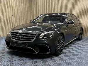 Черный Мерседес S63 AMG 2017 в Мариямполе, объемом двигателя 3.98 л и пробегом 155 тыс. км за 53000 €, фото 6 на AUTOMOTO.COM.LV
