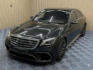Черный Мерседес S63 AMG 2017 в Мариямполе, объемом двигателя 3.98 л и пробегом 155 тыс. км за 53000 €, фото 11 на AUTOMOTO.COM.LV