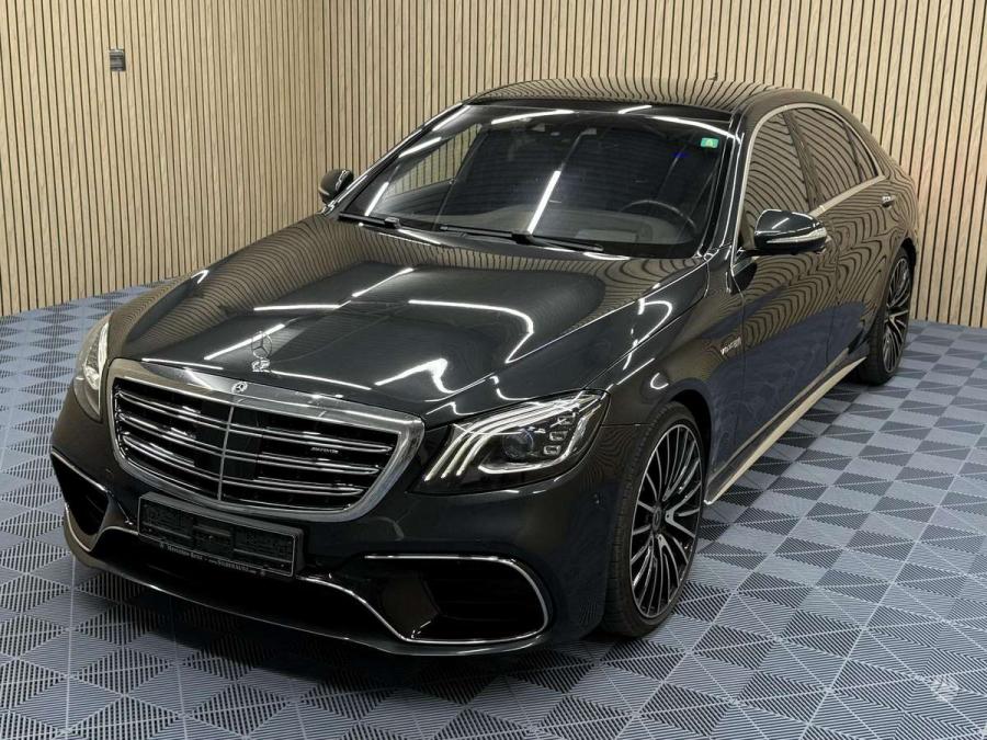 Черный Мерседес S63 AMG 2017 в Мариямполе, объемом двигателя 3.98 л и пробегом 155 тыс. км за 53000 €, фото 11 на AUTOMOTO.COM.LV
