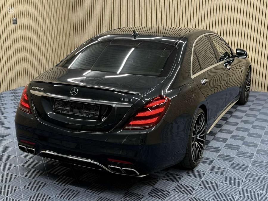 Черный Мерседес S63 AMG 2017 в Мариямполе, объемом двигателя 3.98 л и пробегом 155 тыс. км за 53000 €, фото 13 на AUTOMOTO.COM.LV