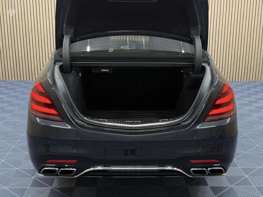 Черный Мерседес S63 AMG 2017 в Мариямполе, объемом двигателя 3.98 л и пробегом 155 тыс. км за 53000 €, фото 15 на AUTOMOTO.COM.LV