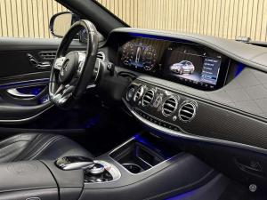 Черный Мерседес S63 AMG 2017 в Мариямполе, объемом двигателя 3.98 л и пробегом 155 тыс. км за 53000 €, фото 27 на AUTOMOTO.COM.LV