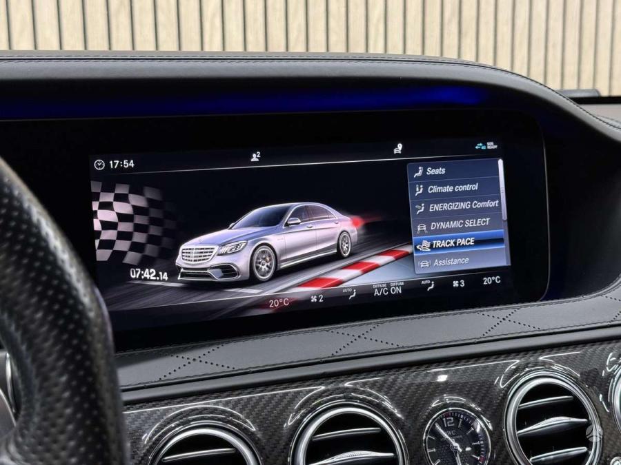 Черный Мерседес S63 AMG 2017 в Мариямполе, объемом двигателя 3.98 л и пробегом 155 тыс. км за 53000 €, фото 36 на AUTOMOTO.COM.LV