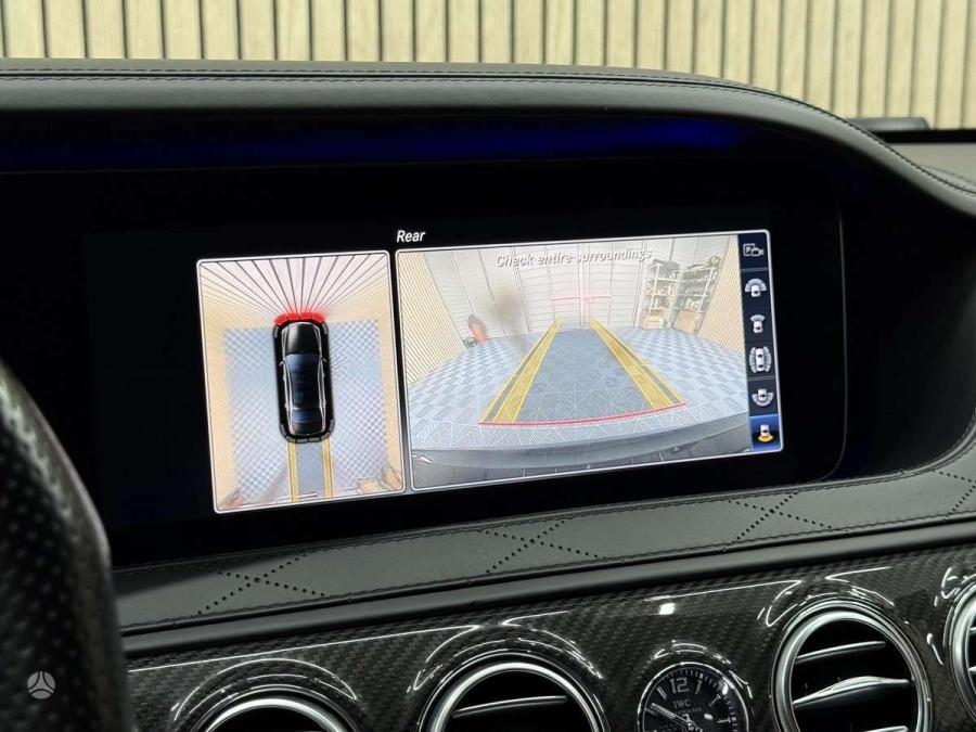 Черный Мерседес S63 AMG 2017 в Мариямполе, объемом двигателя 3.98 л и пробегом 155 тыс. км за 53000 €, фото 40 на AUTOMOTO.COM.LV
