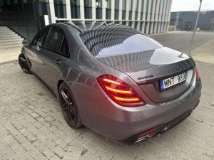 Черный Мерседес S63 AMG 2020 в Вильнюс, объемом двигателя 3.98 л и пробегом 93 тыс. км за 57500 €, фото 8 на AUTOMOTO.COM.LV