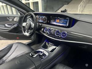 Черный Мерседес S63 AMG 2020 в Вильнюс, объемом двигателя 3.98 л и пробегом 93 тыс. км за 57500 €, фото 15 на AUTOMOTO.COM.LV