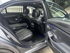 Черный Мерседес S63 AMG 2020 в Вильнюс, объемом двигателя 3.98 л и пробегом 93 тыс. км за 57500 €, фото 18 на AUTOMOTO.COM.LV