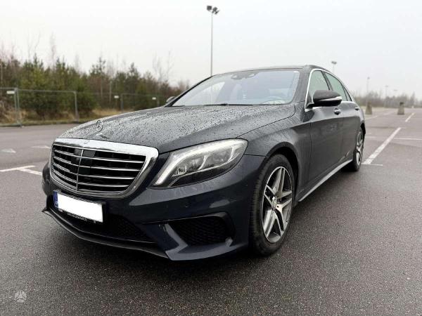 Синий Мерседес S63 AMG 2014 в Вильнюс, объемом двигателя 5.46 л и пробегом 110 тыс. км за 42000 €, фото 1 на AUTOMOTO.COM.LV