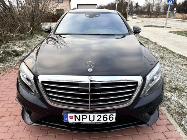 Синий Мерседес S63 AMG 2014 в Вильнюс, объемом двигателя 5.46 л и пробегом 110 тыс. км за 36990 €, фото 1 на AUTOMOTO.COM.LV