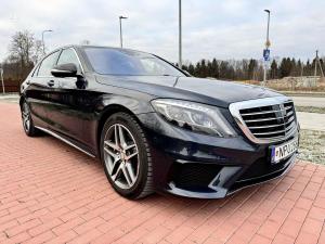 Синий Мерседес S63 AMG 2014 в Вильнюс, объемом двигателя 5.46 л и пробегом 110 тыс. км за 36990 €, фото 2 на AUTOMOTO.COM.LV