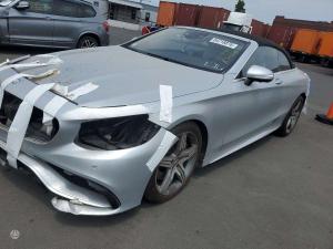 Серый Мерседес S63 AMG 2017 в Каунас, объемом двигателя 5.46 л и пробегом 81 тыс. км за 28000 €, фото  на AUTOMOTO.COM.LV