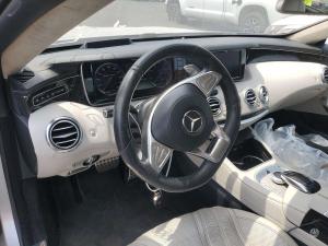 Серый Мерседес S63 AMG 2017 в Каунас, объемом двигателя 5.46 л и пробегом 81 тыс. км за 28000 €, фото 10 на AUTOMOTO.COM.LV