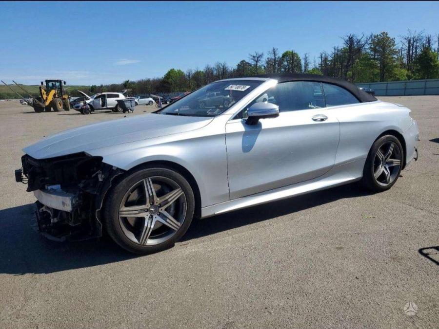 Серый Мерседес S63 AMG 2017 в Каунас, объемом двигателя 5.46 л и пробегом 81 тыс. км за 28000 €, фото 14 на AUTOMOTO.COM.LV