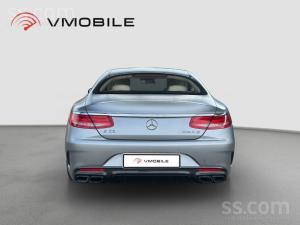 Grey Mercedes-Benz S63 AMG 2015 in Riga, with an engine capacity of 5.50 L and mileage of 60 thousand km for 73900 €, photo 5 on AUTOMOTO.COM.LV