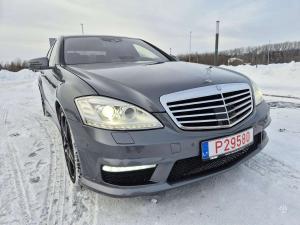 Grey Mercedes-Benz S63 AMG 2010 in Klaipeda, with an engine capacity of 6.21 L and mileage of 181 thousand km for 22000 €, photo 5 on AUTOMOTO.COM.LV
