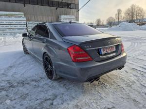 Grey Mercedes-Benz S63 AMG 2010 in Klaipeda, with an engine capacity of 6.21 L and mileage of 181 thousand km for 22000 €, photo 22 on AUTOMOTO.COM.LV