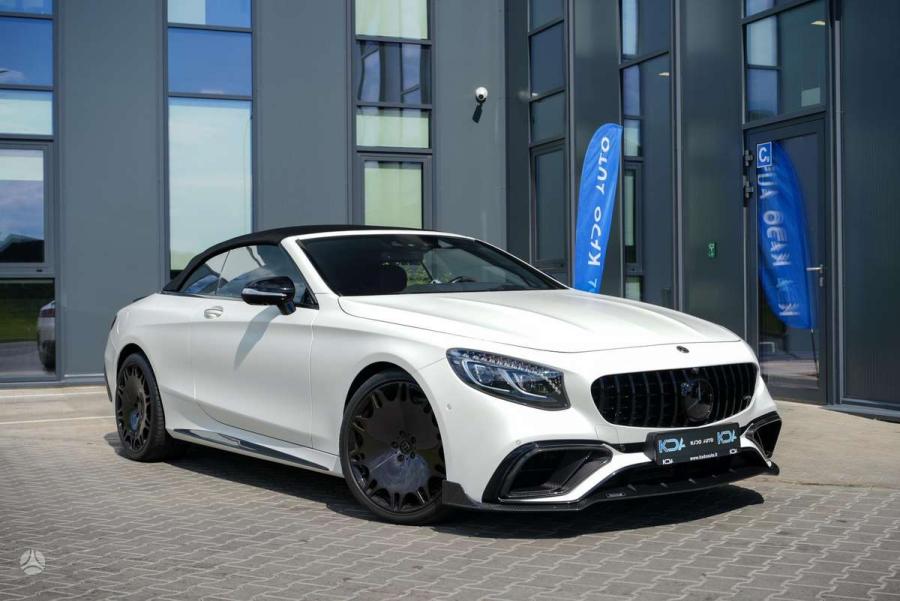 Balts Mercedes-Benz S63 AMG 2017 Kauņa, ar dzinēja tilpumu 5.46 L un nobraukumu 26 tūkst. km par 94950 €, foto 4 vietnē AUTOMOTO.COM.LV