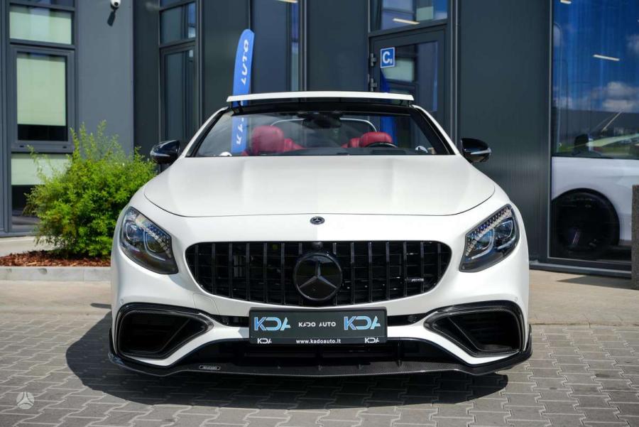 Balts Mercedes-Benz S63 AMG 2017 Kauņa, ar dzinēja tilpumu 5.46 L un nobraukumu 26 tūkst. km par 94950 €, foto 6 vietnē AUTOMOTO.COM.LV
