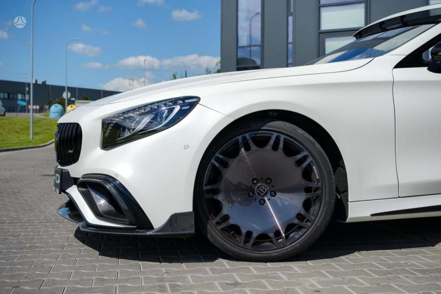 Balts Mercedes-Benz S63 AMG 2017 Kauņa, ar dzinēja tilpumu 5.46 L un nobraukumu 26 tūkst. km par 94950 €, foto 8 vietnē AUTOMOTO.COM.LV